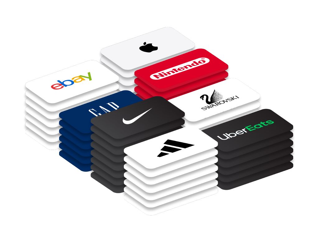 Bulk gift cards from the most popular brands