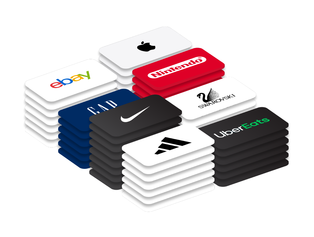 Bulk gift cards from the most popular brands